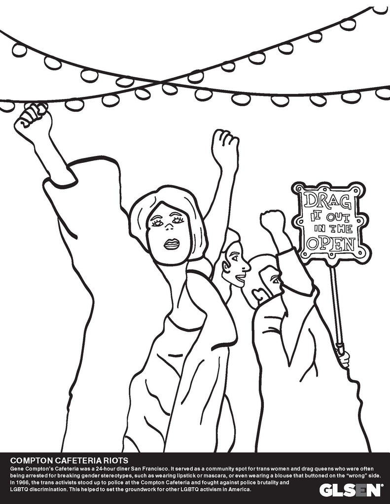 LGBTQ History Coloring Book (Pack of 5) – GLSEN