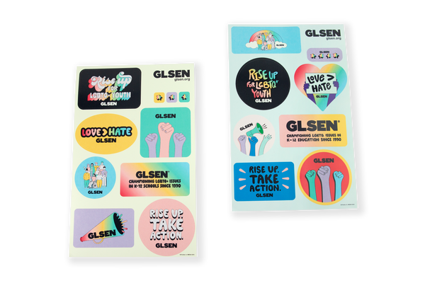 GLSEN Sticker Sheets (pack of 4)